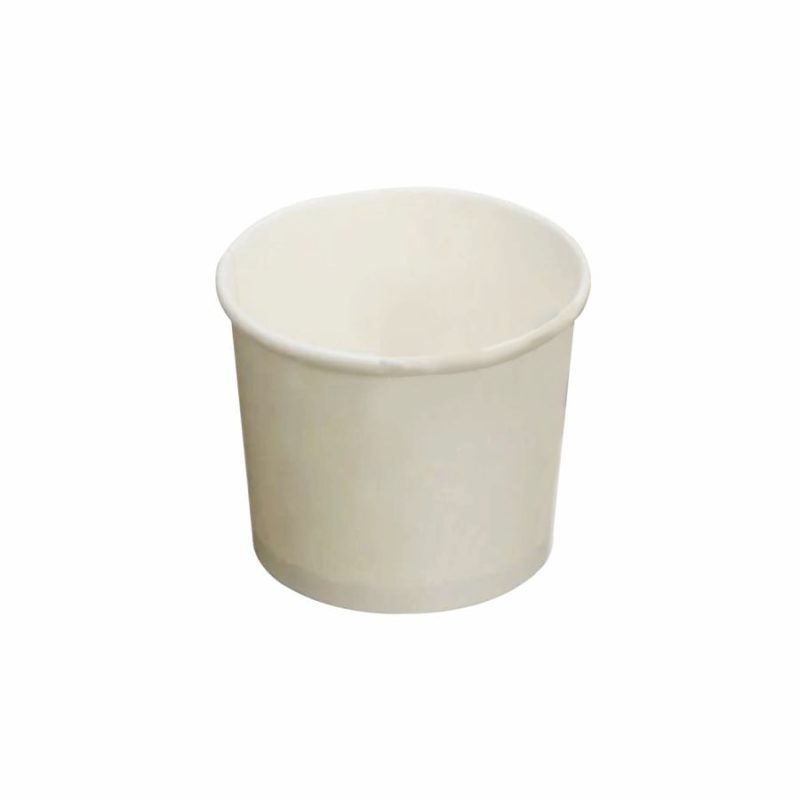 500 ML White Paper Container - Pack My Food